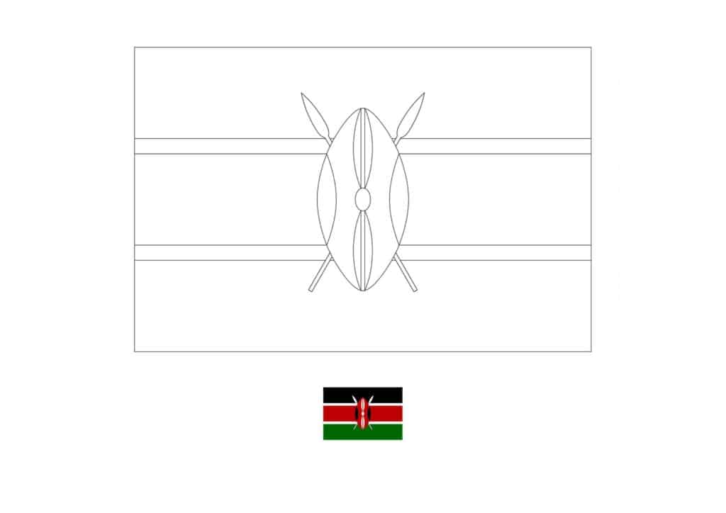 Kenya Coloring Sheets FREE Read Color And Learn About KENYA
