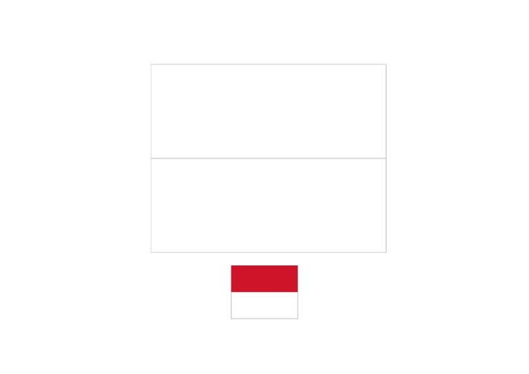 Flag of Monaco coloring page - Free coloring sheets - coloring1.com