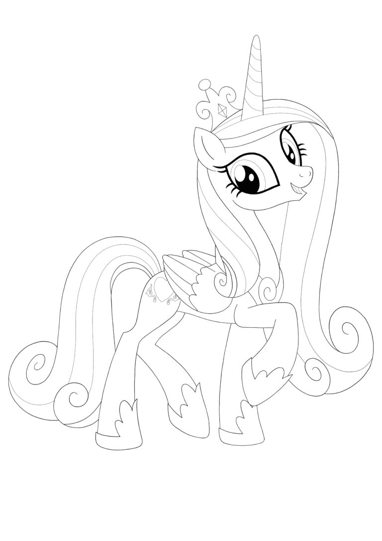 Princess Cadence Coloring Pages - 2 Free Coloring Sheets (2021)