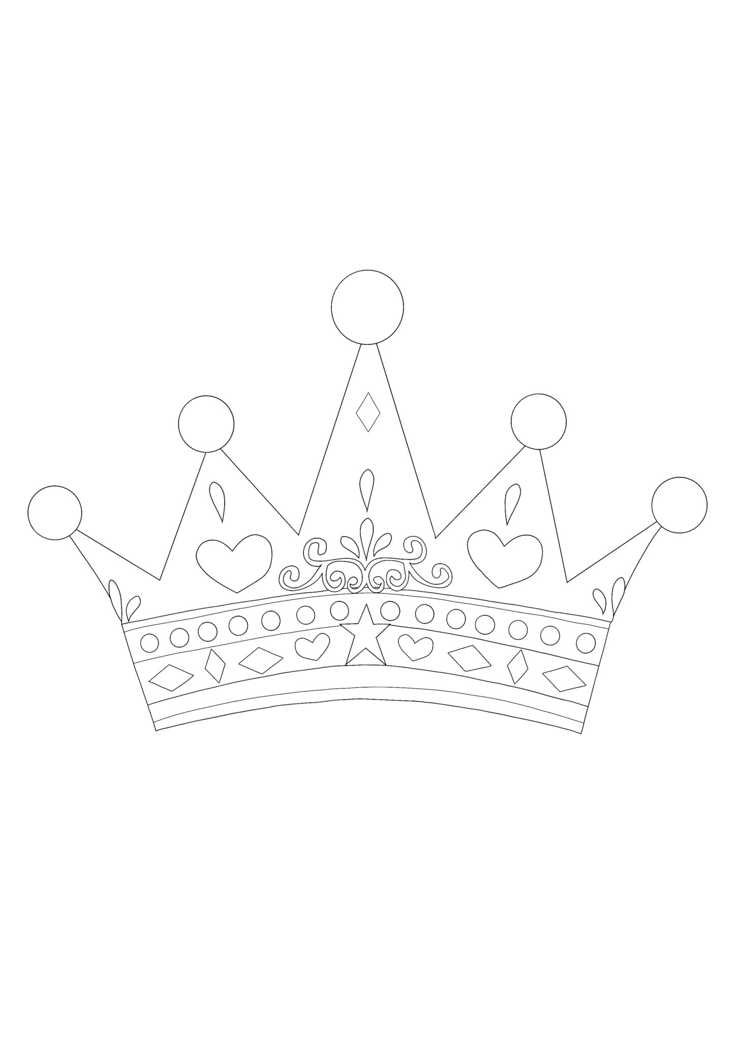 Princess Crown Coloring Pages - 2 Free Coloring Sheets (2021)
