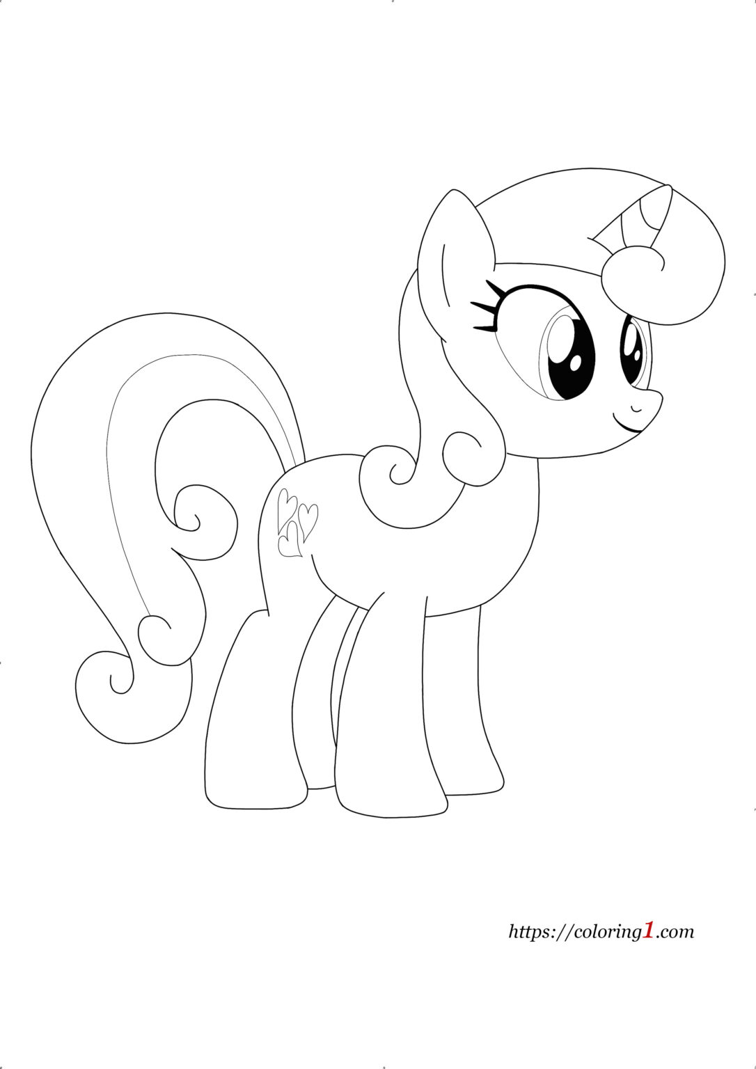 My Little Pony Lemon Hearts Coloring Pages - 2 Free Coloring Sheets (2021)