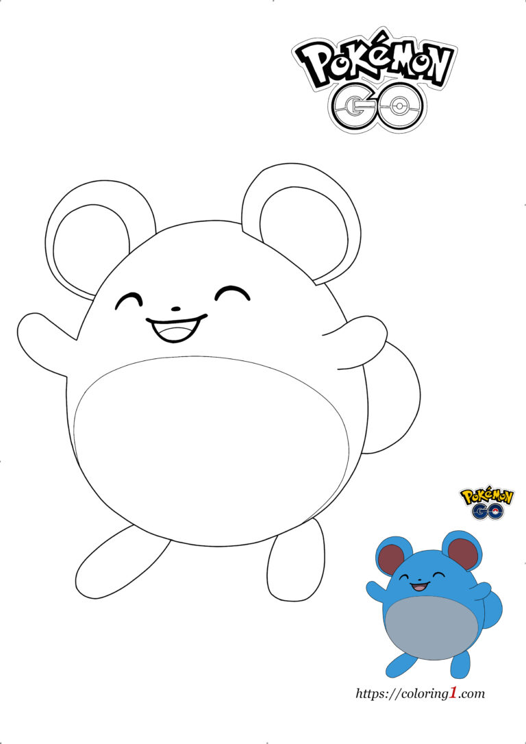 Pokemon Go Coloring Pages - 2 Free Coloring Sheets (2021)