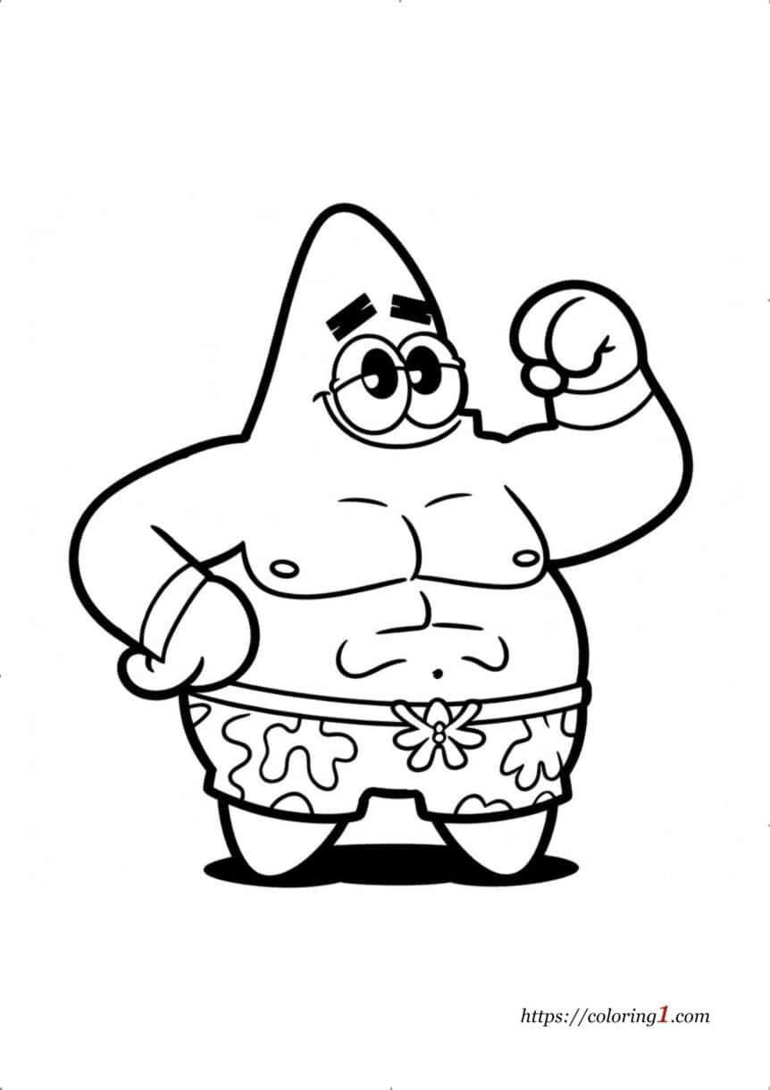 Patrick Wrestler Coloring Page - Free Coloring Sheet (2024)