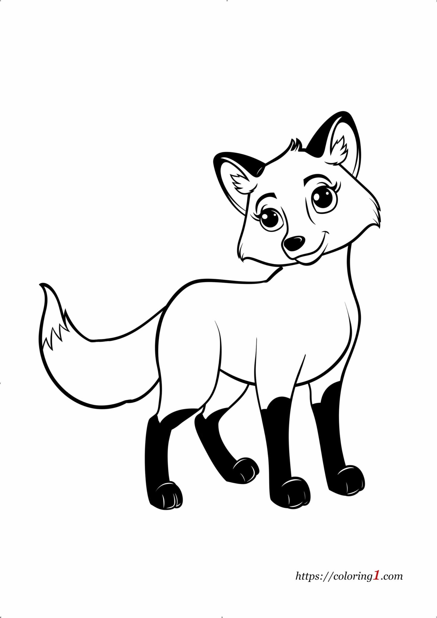 Red Fox - Free Coloring Sheet (2024)